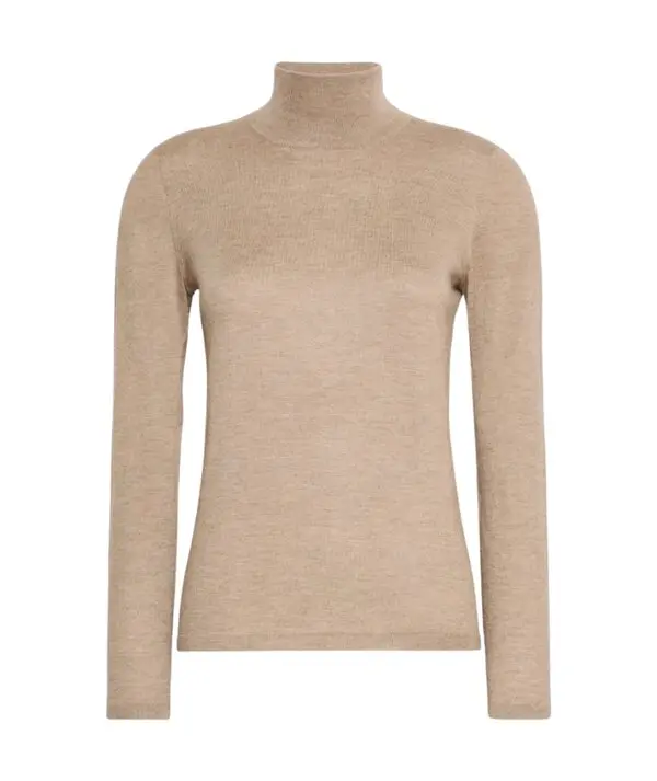 Max Mara Cashmere Yarn Polo-neck Sweater