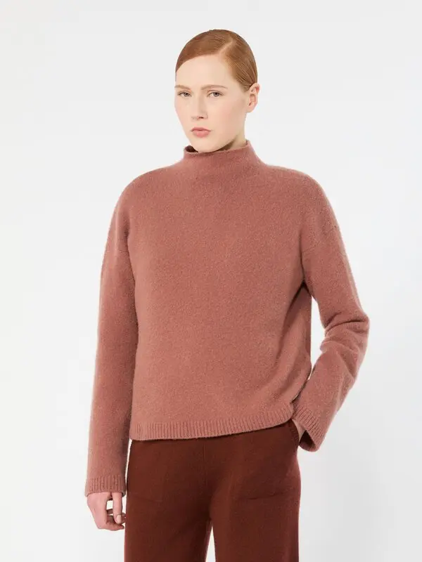 Max Mara Relaxed-cut Cashmere Yarn Sweater - Dark Pink