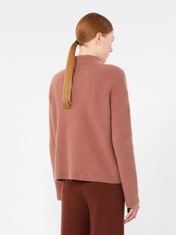 Max Mara Relaxed-cut Cashmere Yarn Sweater - Dark Pink