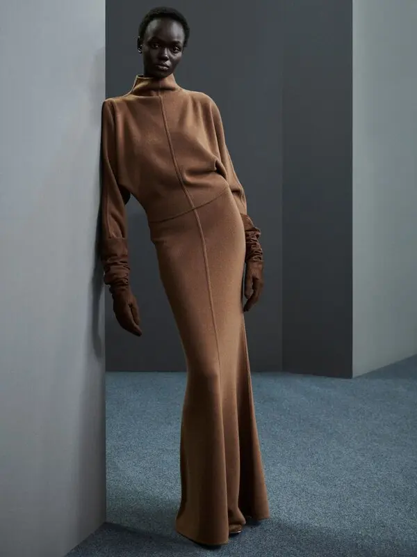 Max Mara Wool And Cashmere Cropped Jumper - Camel
