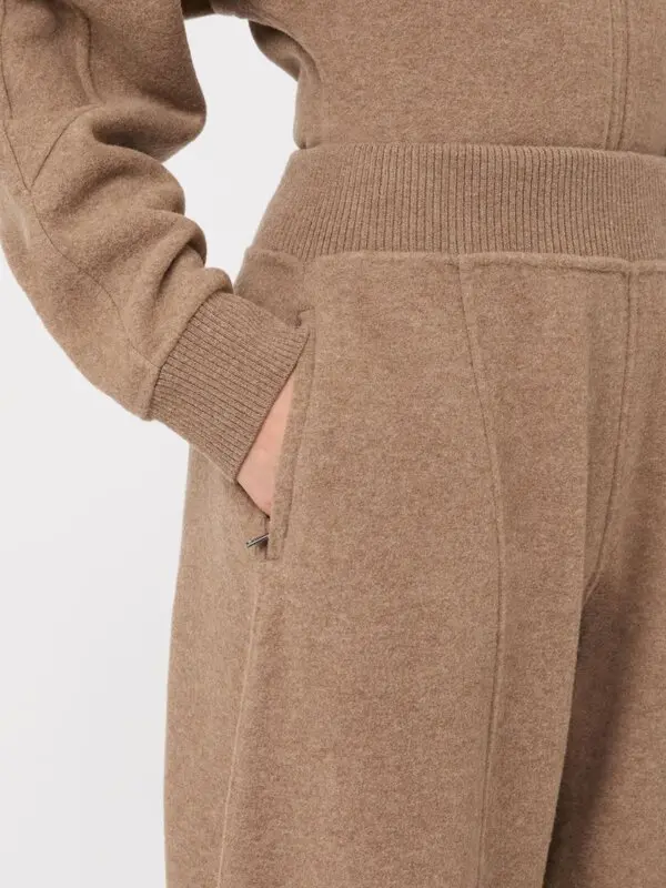 Max Mara Wool And Cashmere Jogging Trousers - Beige
