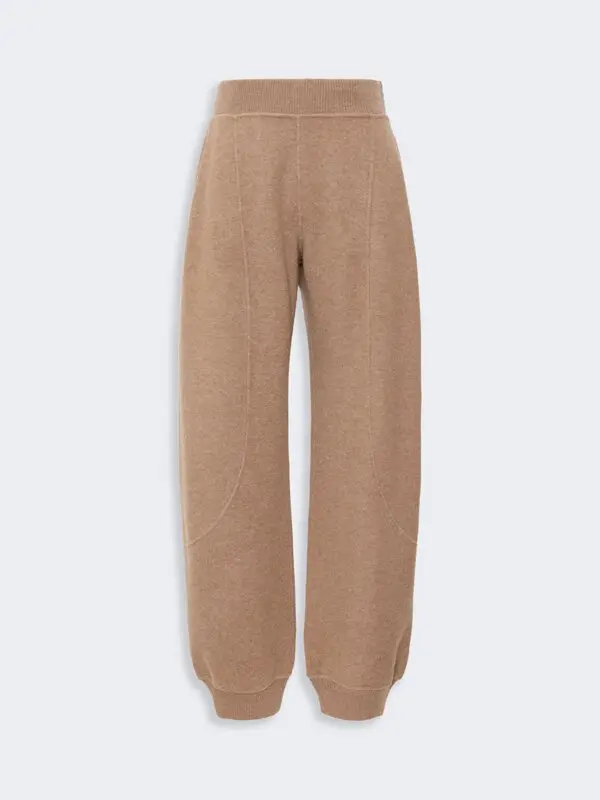Max Mara Wool And Cashmere Jogging Trousers - Beige