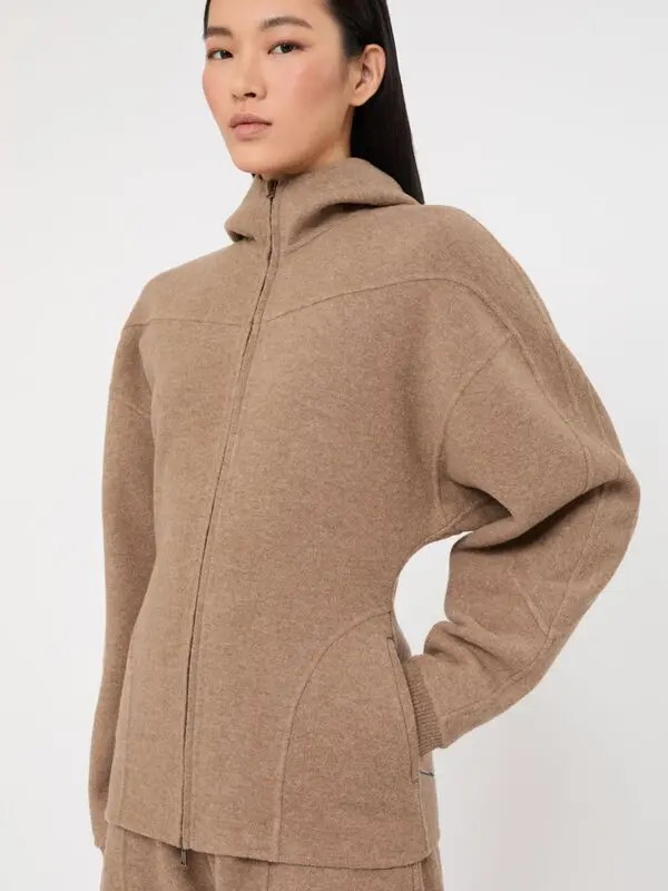 Max Mara Wool And Cashmere Jersey Sweatshirt