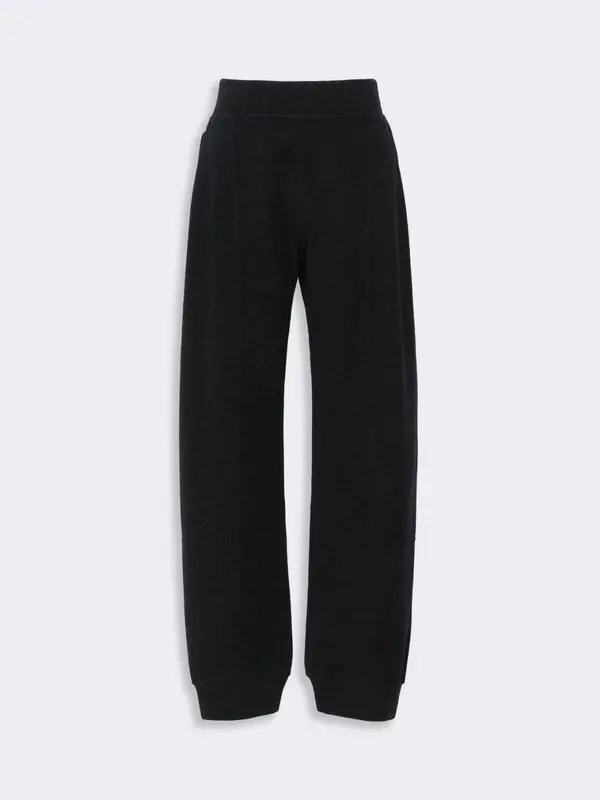 Max Mara Wool And Cashmere Jogging Trousers - Dark Grey