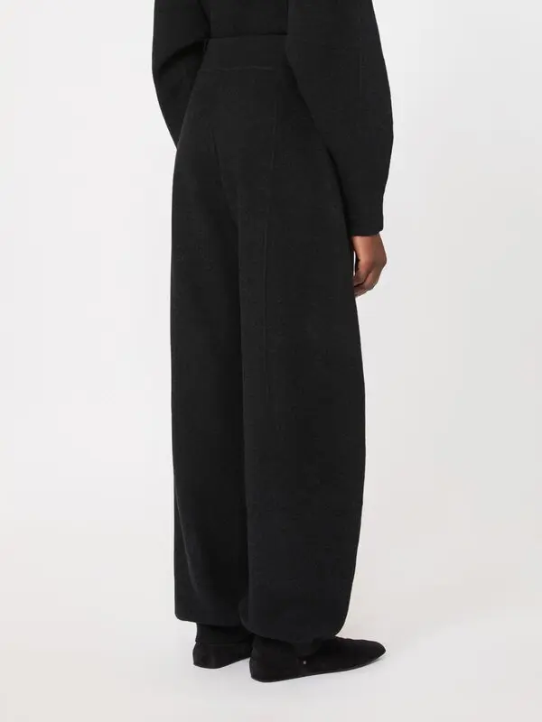 Max Mara Wool And Cashmere Jogging Trousers - Dark Grey