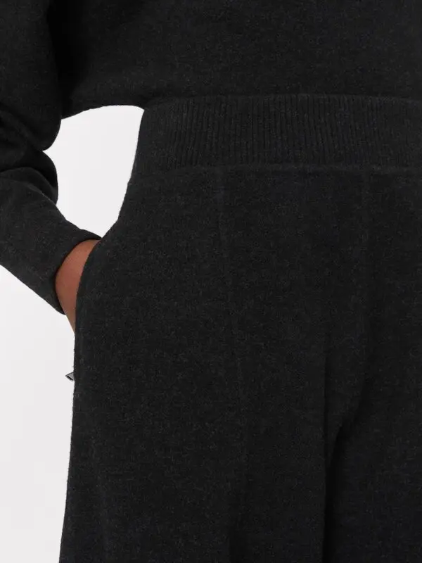 Max Mara Wool And Cashmere Jogging Trousers - Dark Grey
