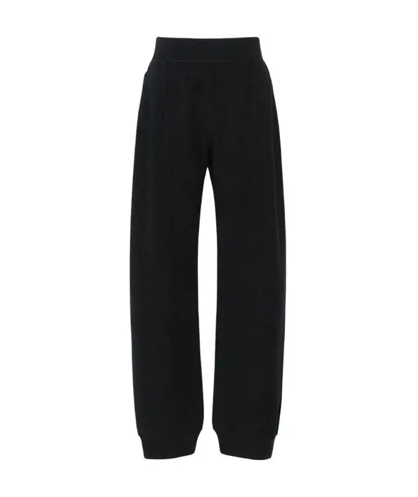 Max Mara Wool And Cashmere Jogging Trousers - Dark Grey