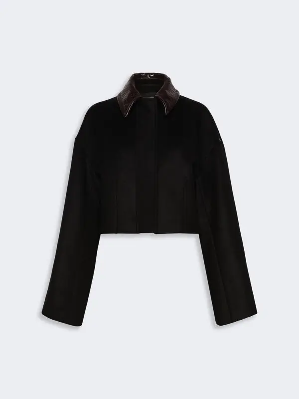 Max Mara Boxy Pure Wool Jacket - Black