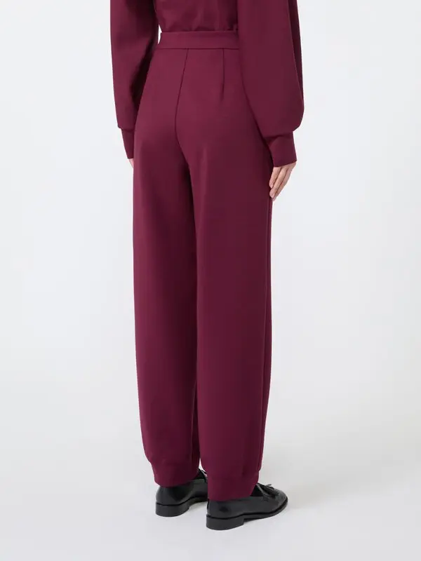 Max Mara Wool-blend Jersey Joggers