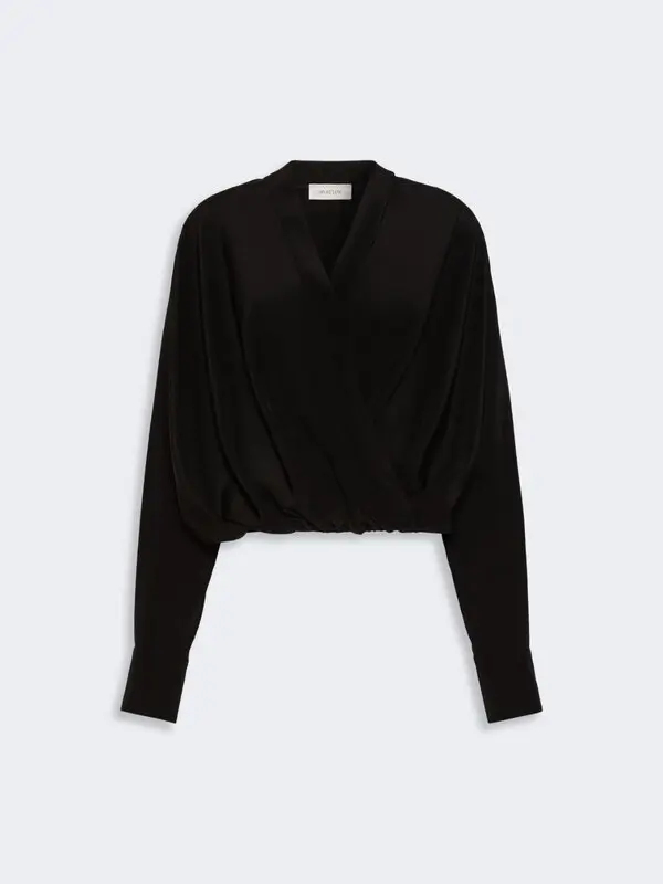 Max Mara Loose-fit Pure Silk Shirt - Black