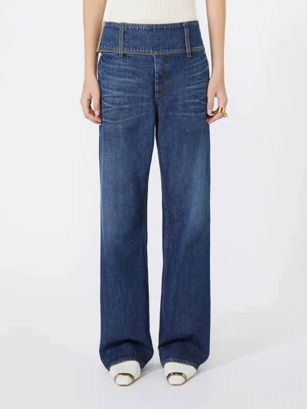 Max Mara Denim 5-pocket Trousers