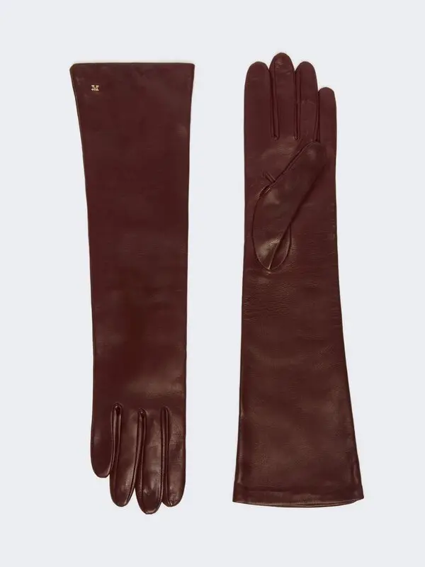 Max Mara Long Nappa-leather Gloves