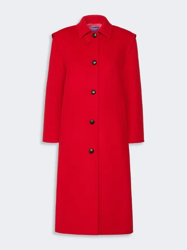 Max Mara Double Wool Broadcloth Coat