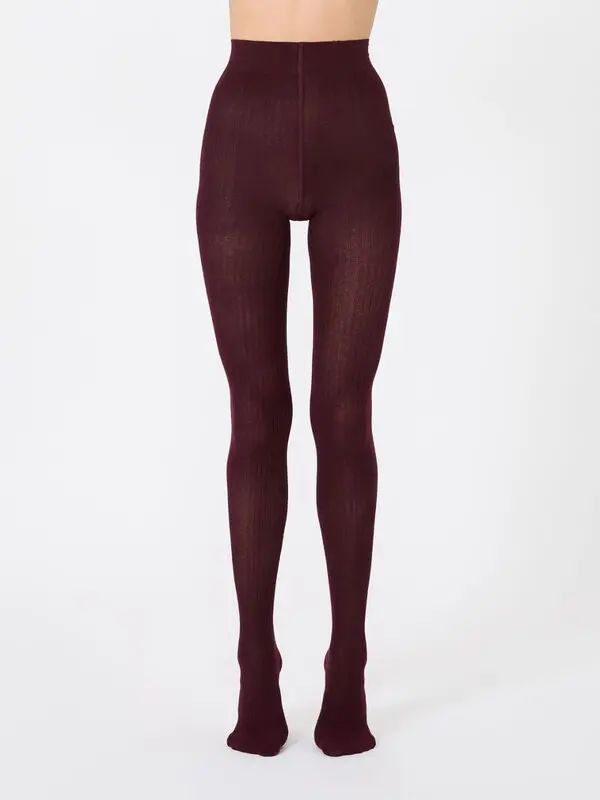 Max Mara Ribbed Cotton Tights