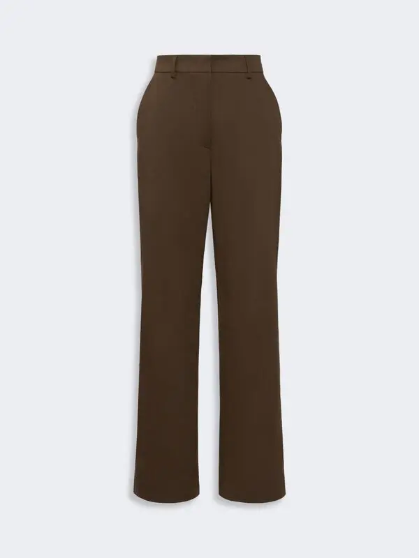 Max Mara Cotton Satin Trousers