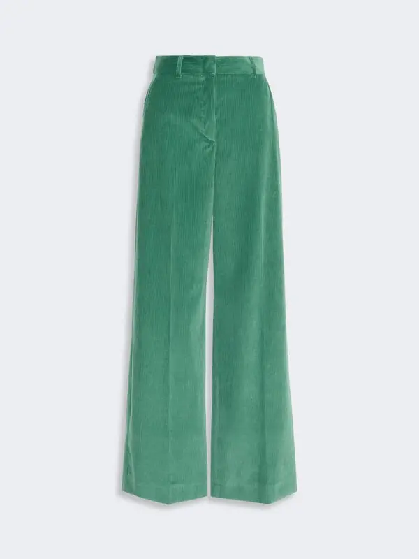 Max Mara Cotton Velvet Trousers