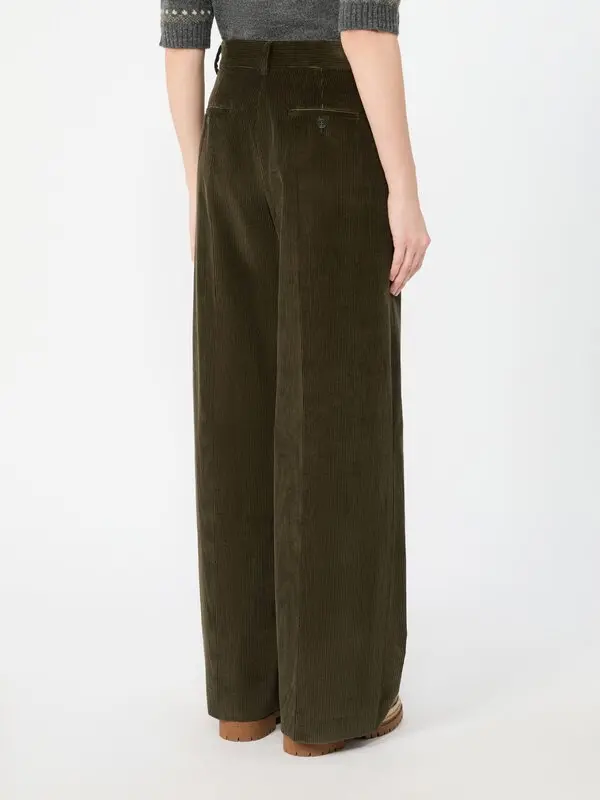 Max Mara Cotton Velvet Trousers