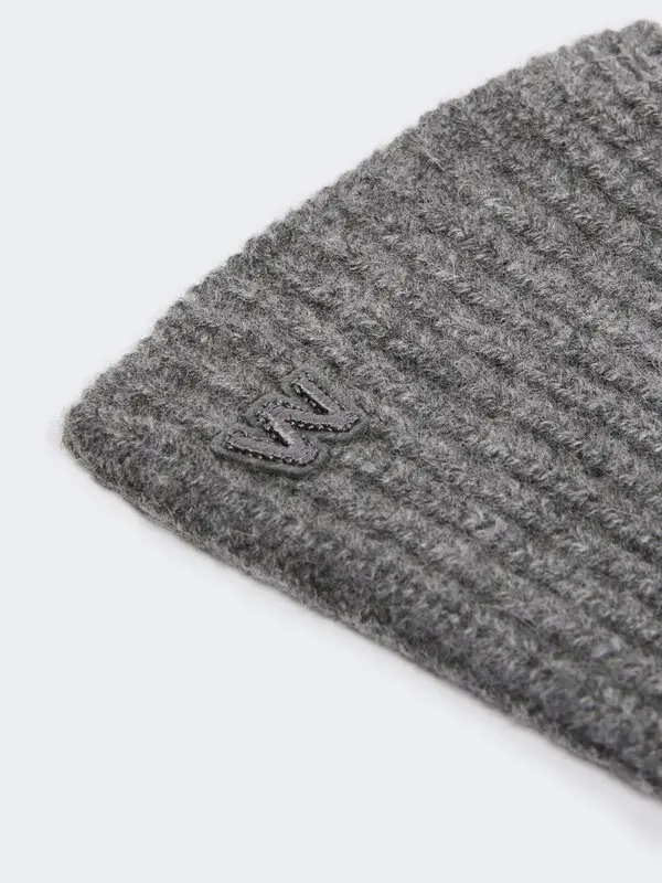 Max Mara Cashmere Yarn Gloves - Light Grey
