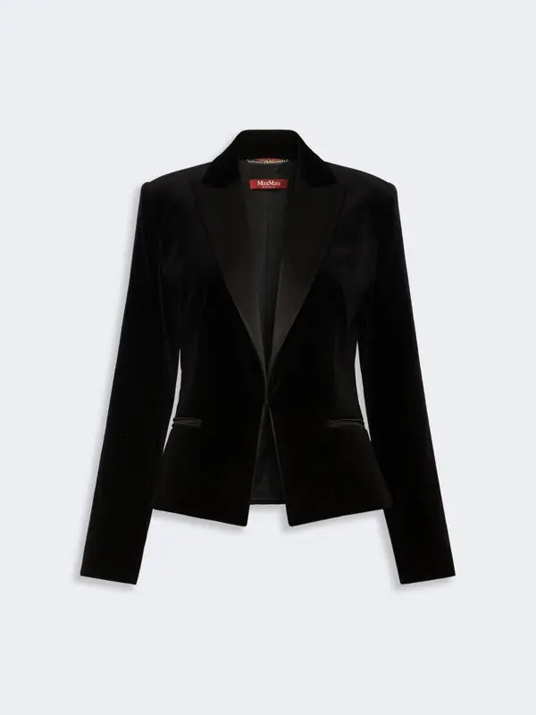Max Mara Velvet Tuxedo Jacket