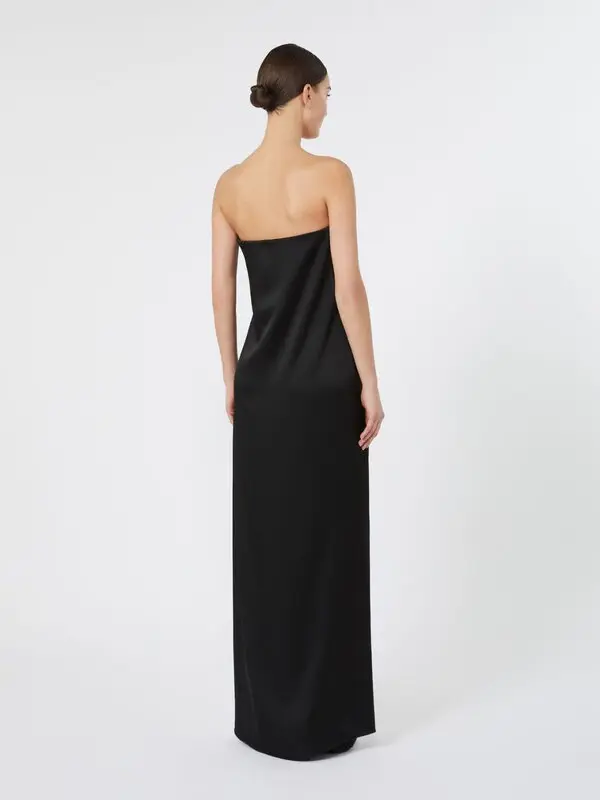 Max Mara Envers Satin Bustier Dress