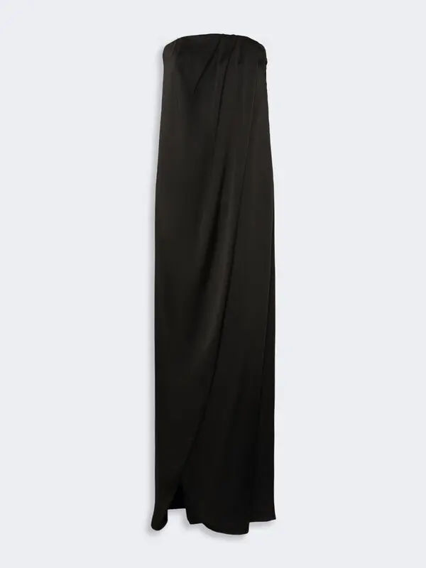 Max Mara Envers Satin Bustier Dress
