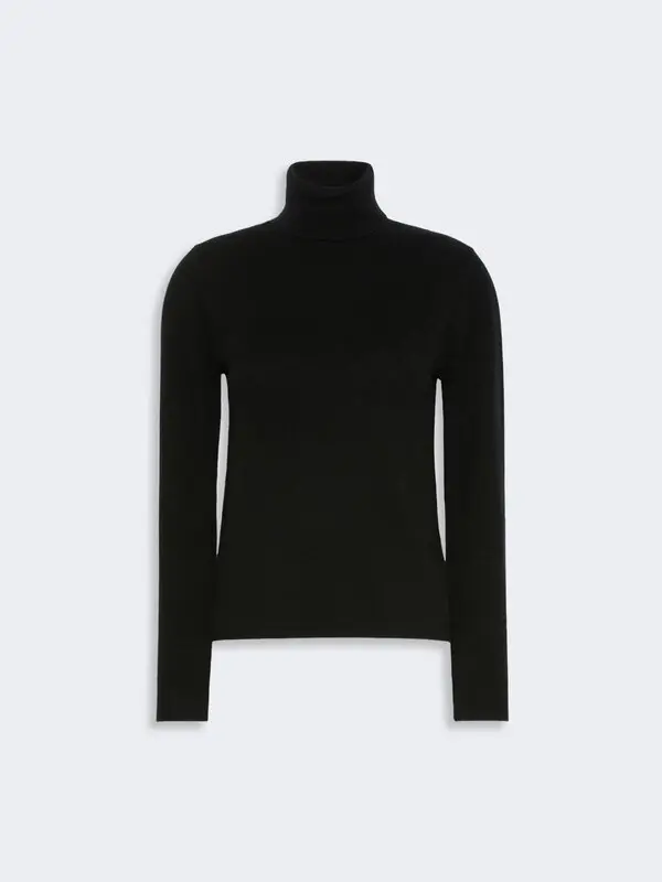 Max Mara Wool And Cashmere Turtleneck Sweater - Black