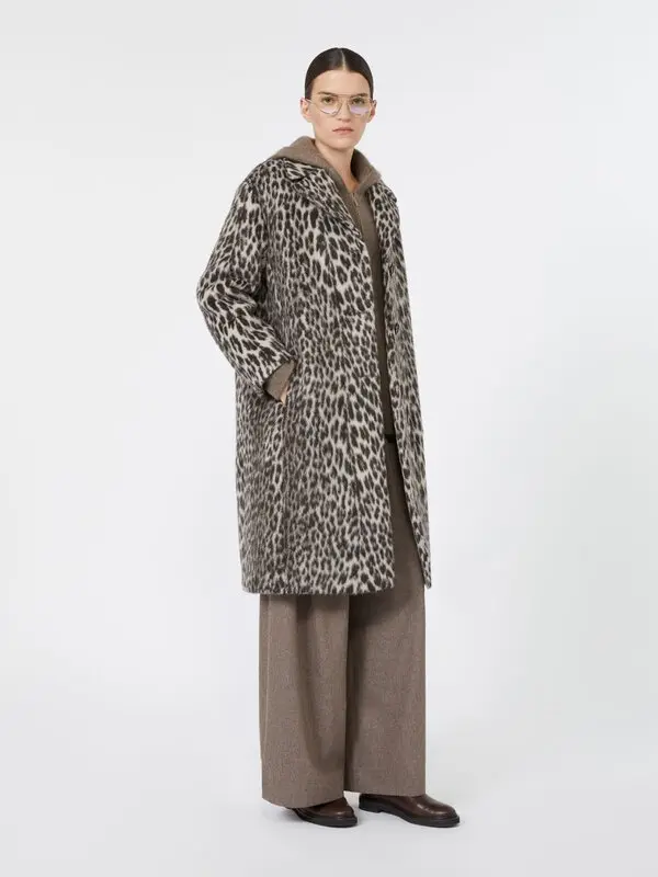 Max Mara Soft-textured Jacquard Coat