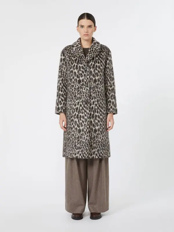 Max Mara Soft-textured Jacquard Coat