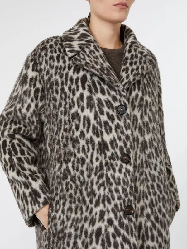 Max Mara Soft-textured Jacquard Coat