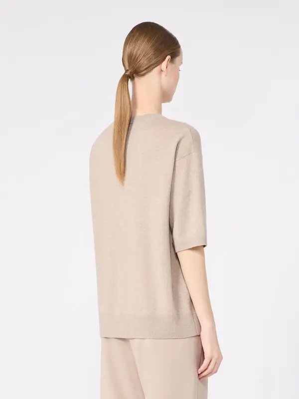 Max Mara Wool Yarn Pocket Sweater