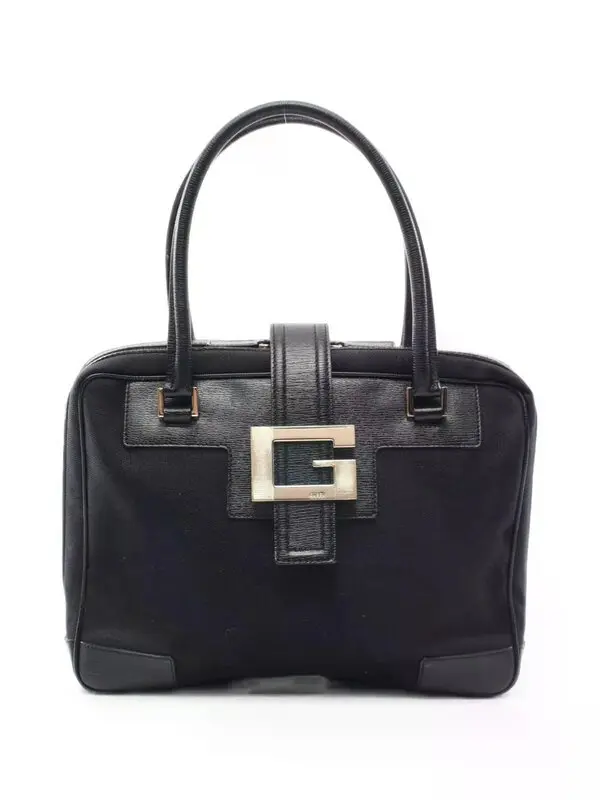 Gucci 2000s Logo-plaque Tote Bag