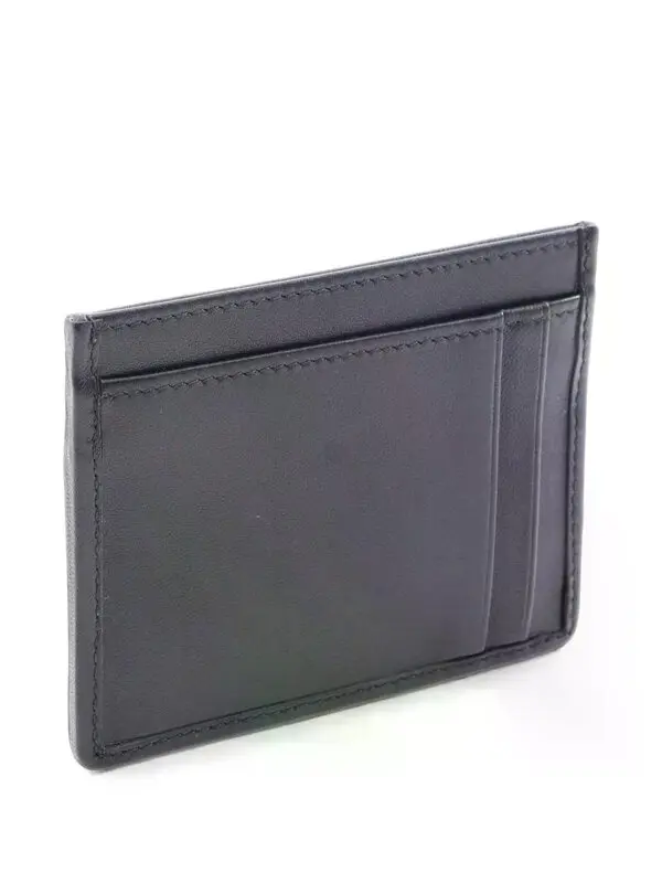 Miu Miu 2020s Logo-plaque Card Case - Black