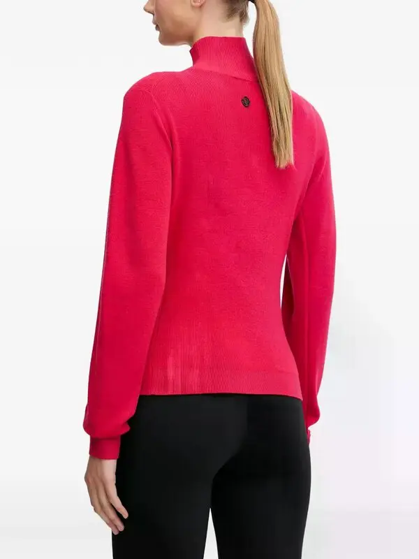 SPORTALM Ribbed-knit High-neck Sweater