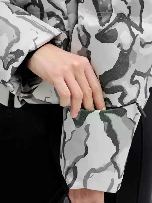 SPORTALM Abstract-print Puffer Jacket