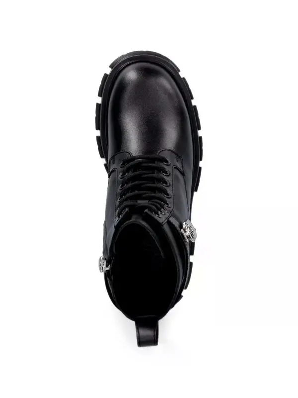 Moschino Padlock-detail Chunky-sole Boots