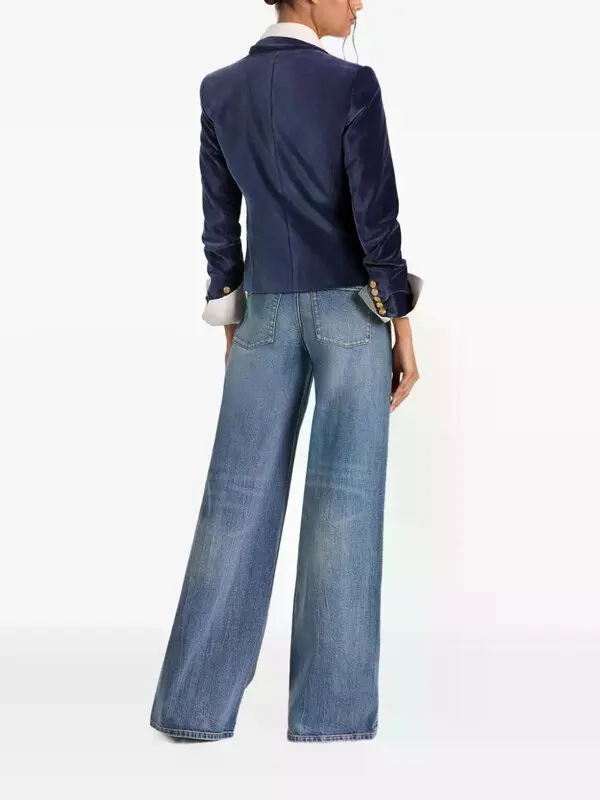 Alice + Olivia Sable Double-breasted Blazer