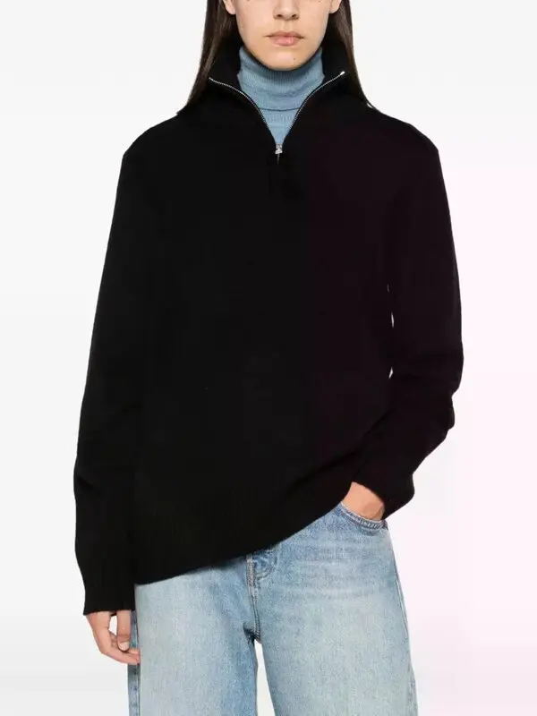 Guest In Residence Quarter-zip Sweater