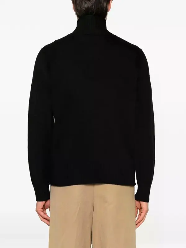Guest In Residence Quarter-zip Cashmere Sweater - Black