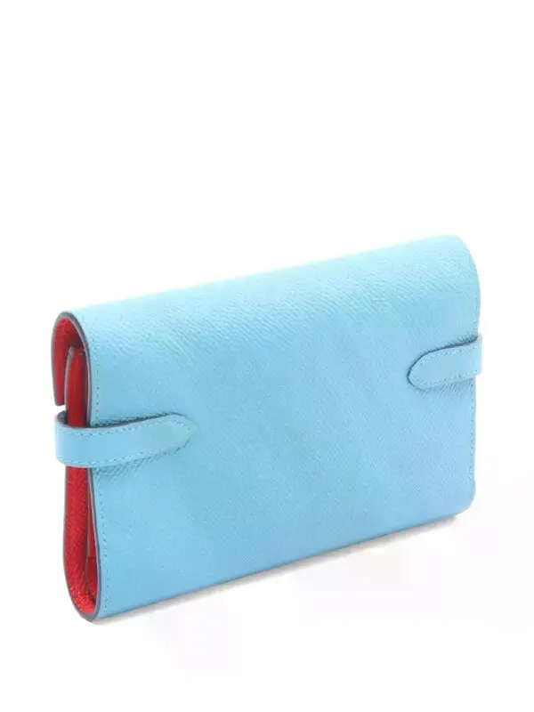 Hermès 2019 Kelly Verso Wallet - Blue