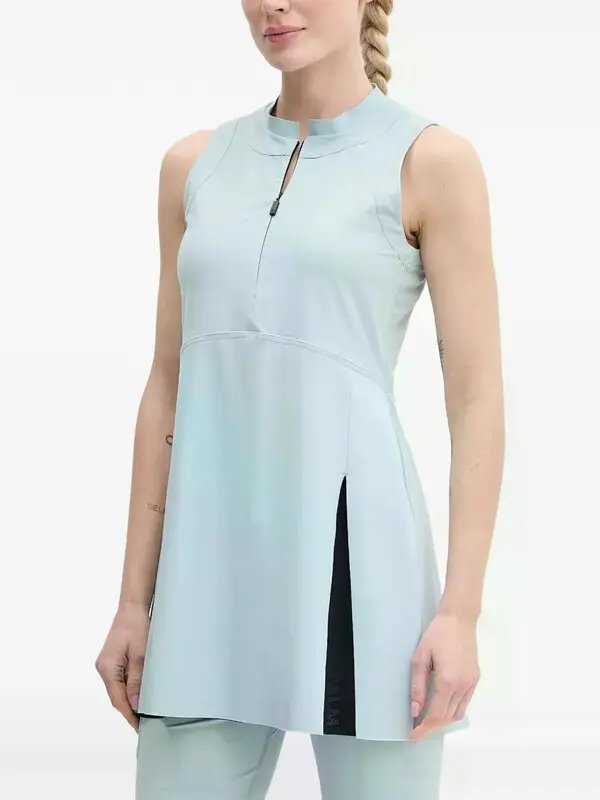 SPORTALM Zip-up Sleeveless Mini Dress