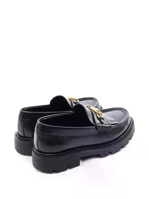 Celine 2010s Margaret Triomphe Loafers - Black