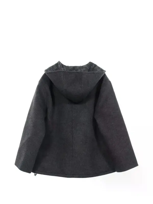 Gucci 2010s Logo-embroidered Hooded Jacket