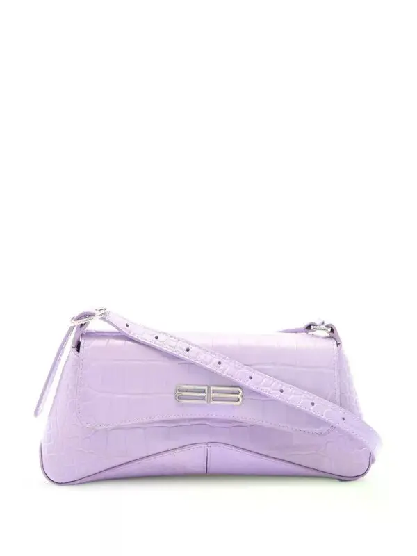 Balenciaga 2010s Small Xx Crossbody Bag - Purple