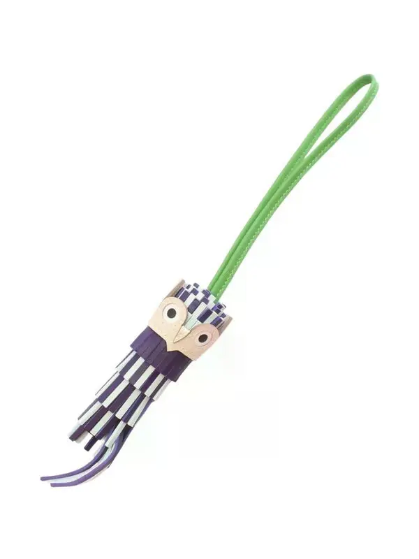 Hermès 2026 Chouette Veil Yucca Kure Bag Charm - Purple