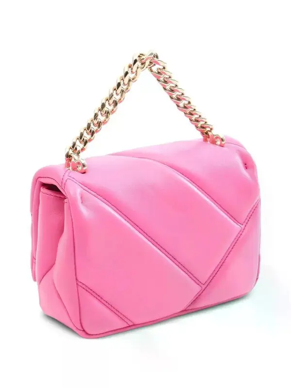 BVLGARI 2010s Serpenti Cabochon Chain Tote Bag