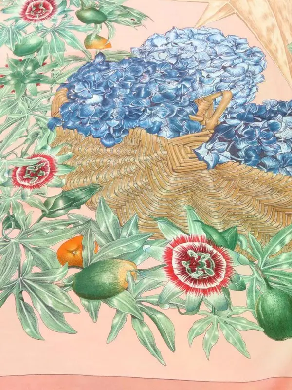 Hermès 2010s Passiflores Scarf