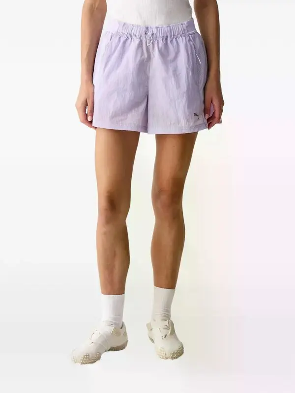 PUMA Run Culture Collective T7 Logo-print Ripstop Shorts
