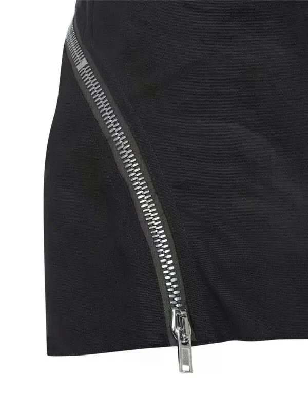 Rick Owens Bolan Banana Zip-detail Mini Skirt