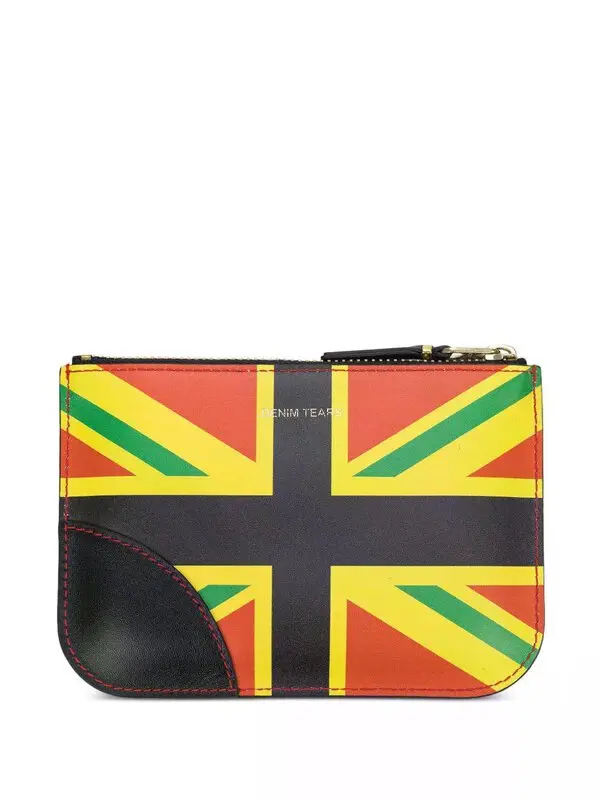 DENIM TEARS Union Jack Cluth Bag - Black