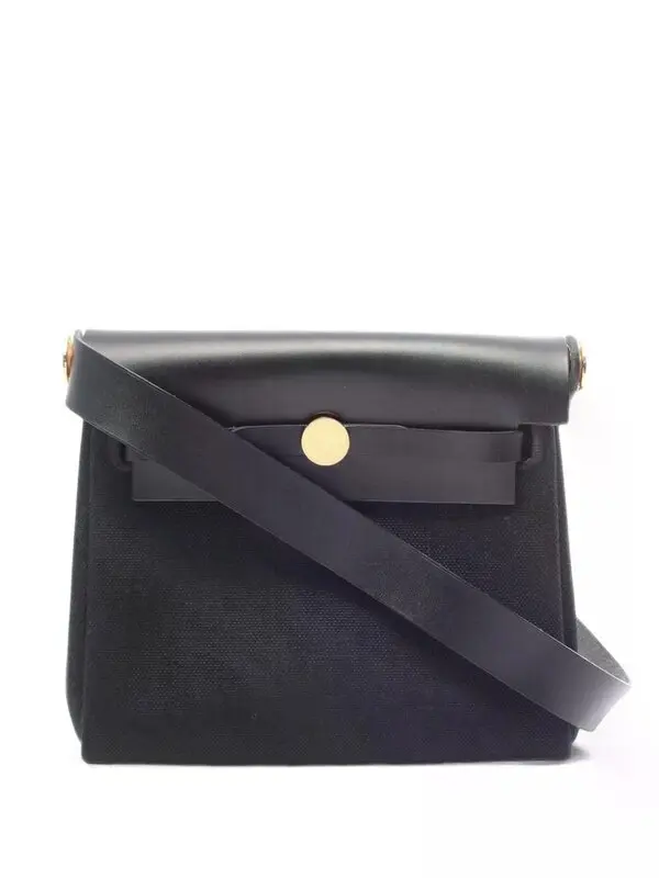 Hermès 2026 Mini Herbag Airbag Zip Shoulder Bag - Black
